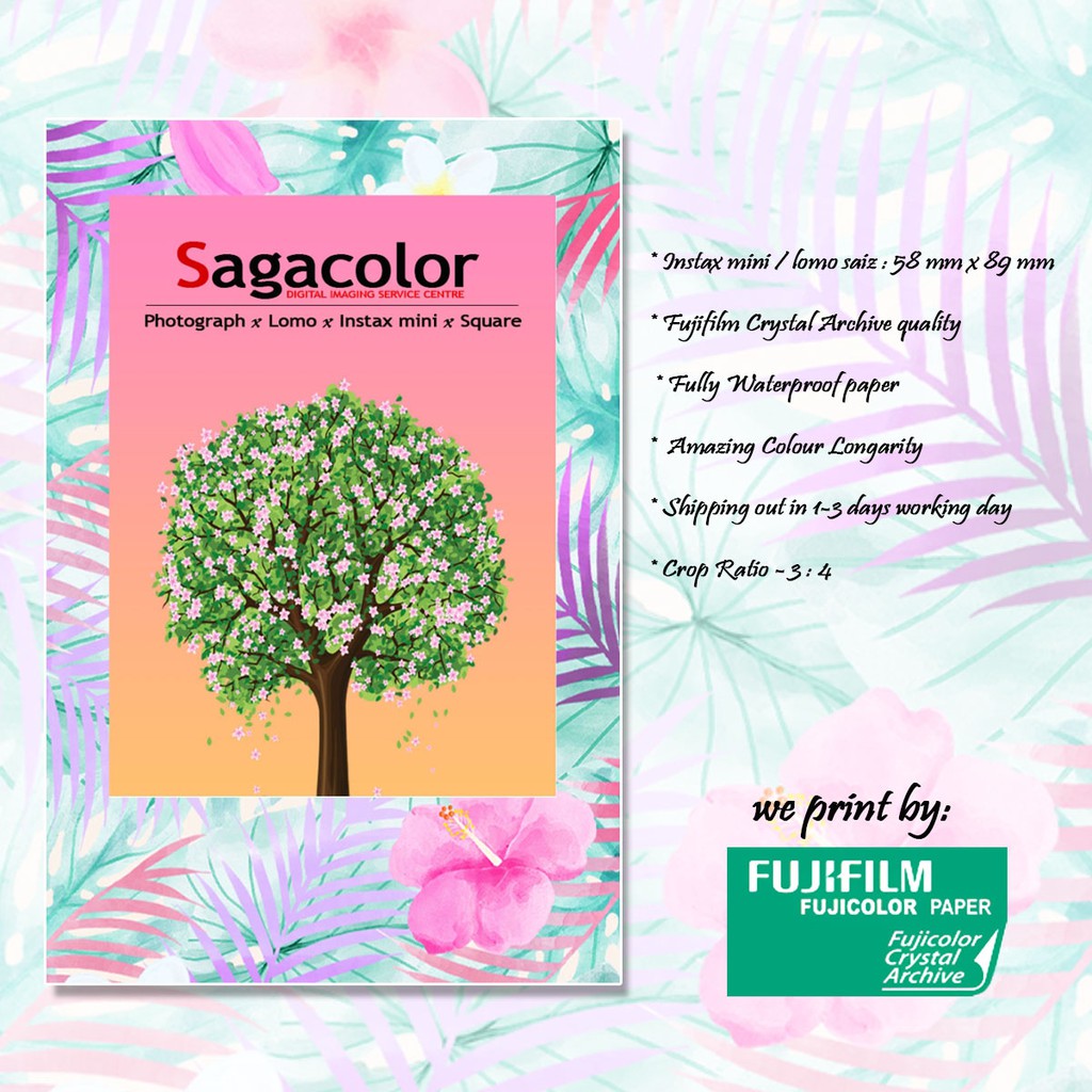 Lomo Print @ Saiz(10-100 pcs)(RW 3 Frame) | Shopee Malaysia