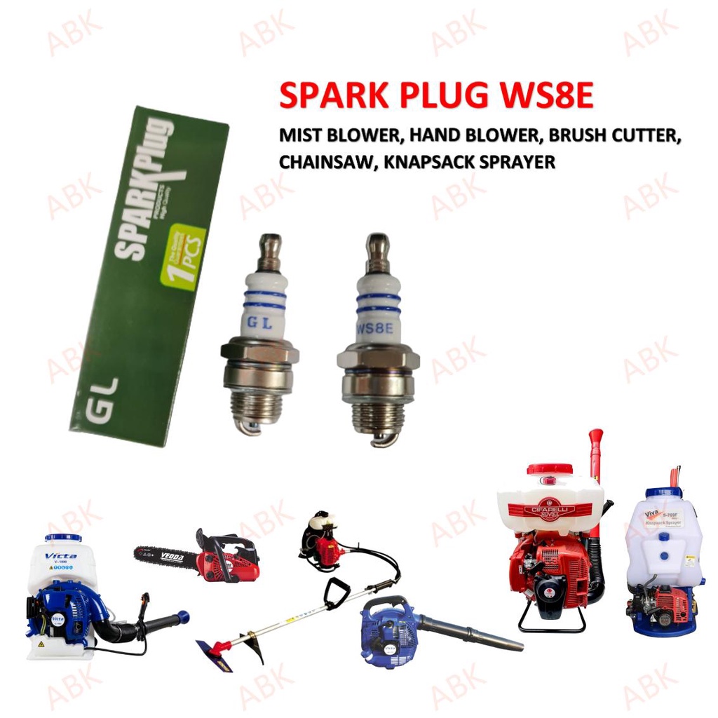 SPARK PLUG MESIN RUMPUT CHAINSAW PAM RACUN (SAMA KILANG BOSCH) | Shopee ...