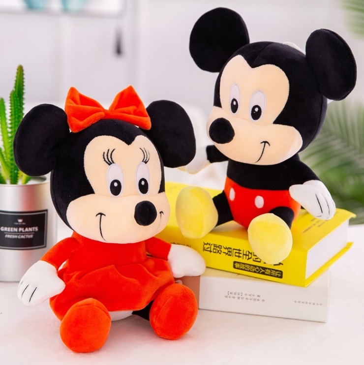 Mickey & Minnie Soft Toys 30cm Plush Toy Present Birthday Gift Stuffed ...