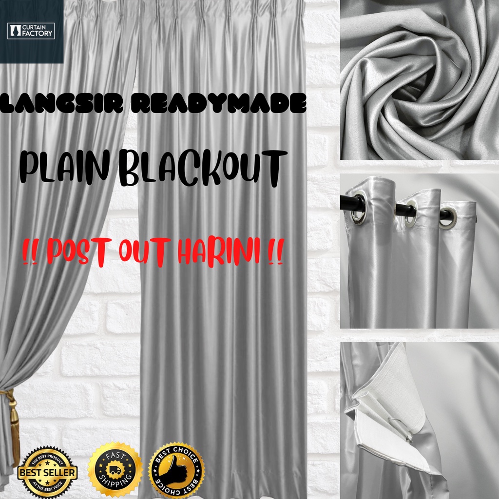 Light Grey - RIYANA LANGSIR READYMADE UNTUK TINGKAP, PINTU BILIK DAN ...