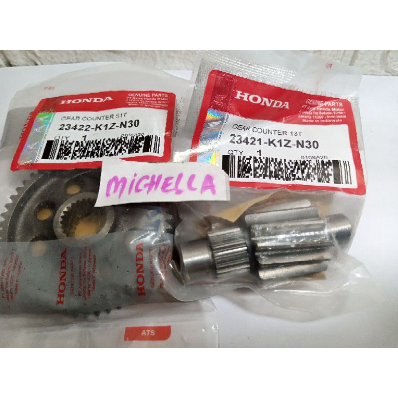Gear ratio/stacking gear PCX new 160 (2pc) | Shopee Malaysia