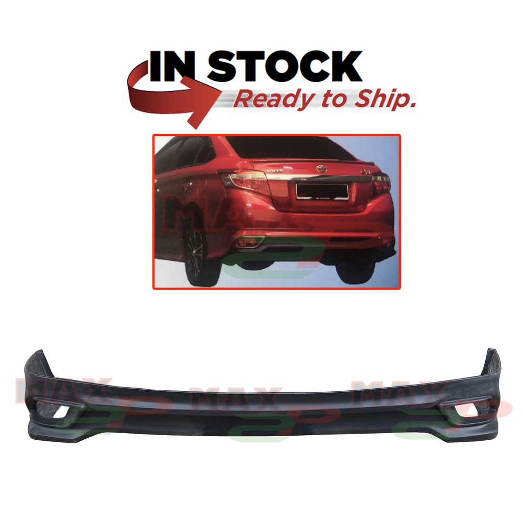 Toyota Vios 3rd Gen (2016 Facelift ONLY) G-X Rear Back Bumper Skirt ...