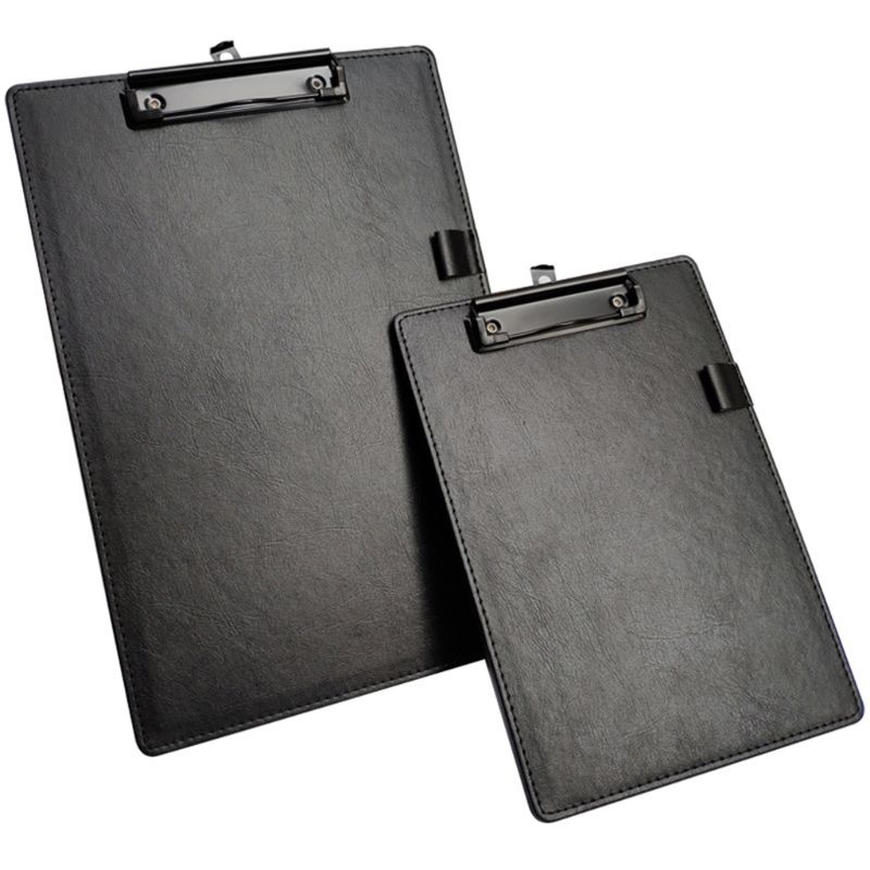 SA PU Leather A4 A5 File Paper Clip Board Writting Pad Folder Document ...