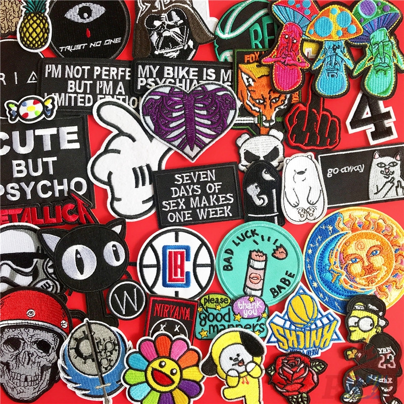 ☸ VSCO：Random Patch ☸ 1Pc Diy Badge Patch Random Style | Shopee Malaysia