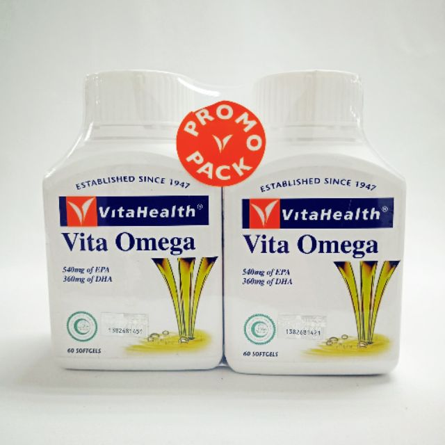 [CLEARANCE] VITAHEALTH VITA OMEGA 60S X 2 (EXP: APR 2020) | Shopee Malaysia