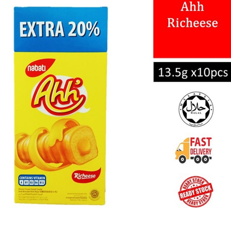 [1PACK] NABATI RICHOCO RICHEESE AHH' (CHEESE / CHOCOLATE / STRAWBERRY ...