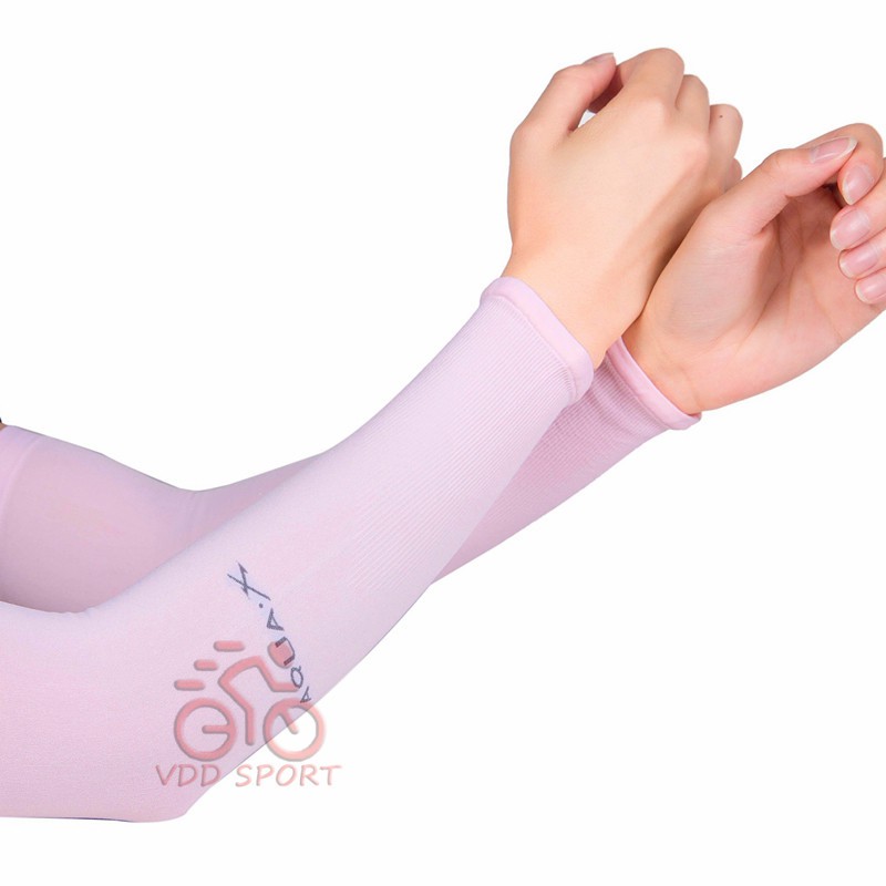 1 pair Handsock Cooling Hand Sock UV Protection Arm Sleeves Riding Ice Silk Hand Sock Sport ...