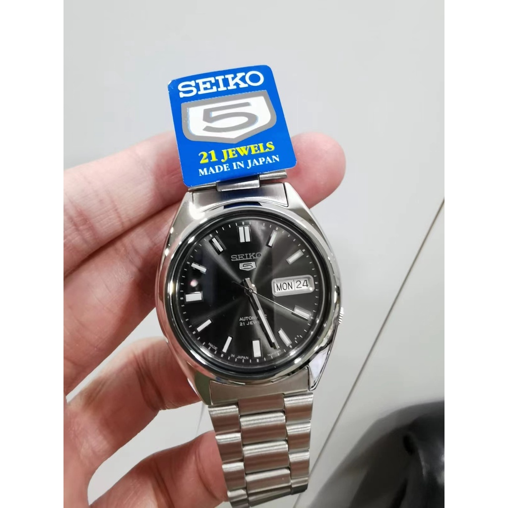 SEIKO 5 SNXS79 SNXS79K1/SNXS79J1 21 Jewels Automatic Black Dial ...