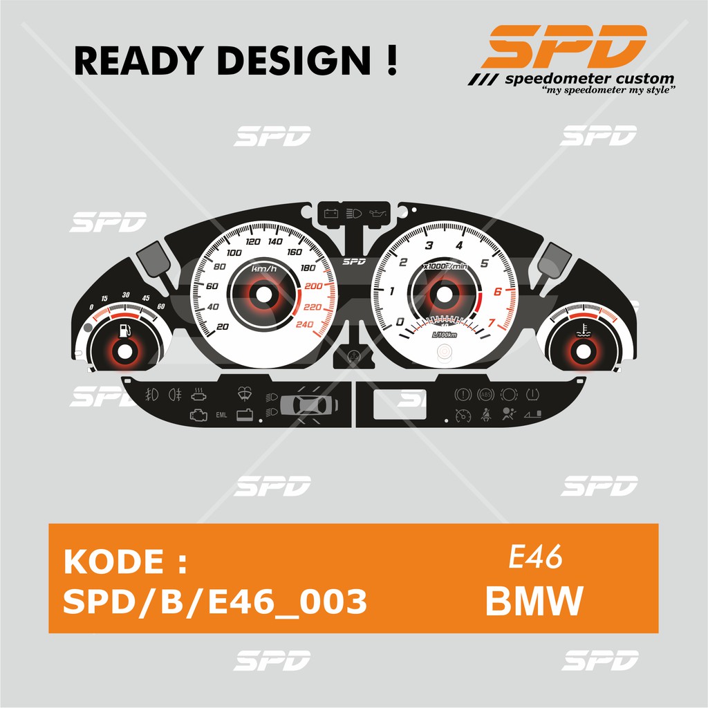 [PRE ORDER] Panel Instrument Cluster Dashboard Meter Speedometer Custom ...