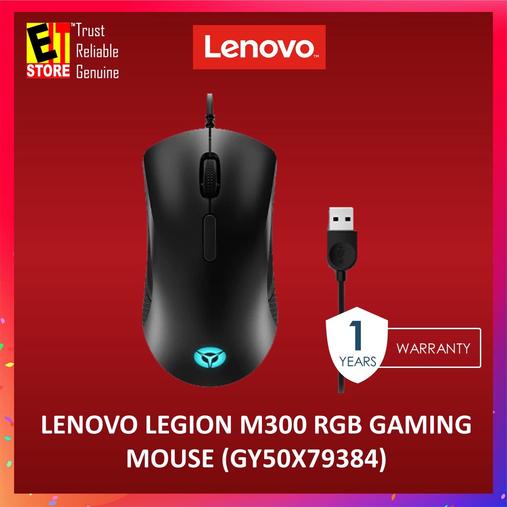 LENOVO LEGION M300 RGB GAMING MOUSE (GY50X79384) | Shopee Malaysia