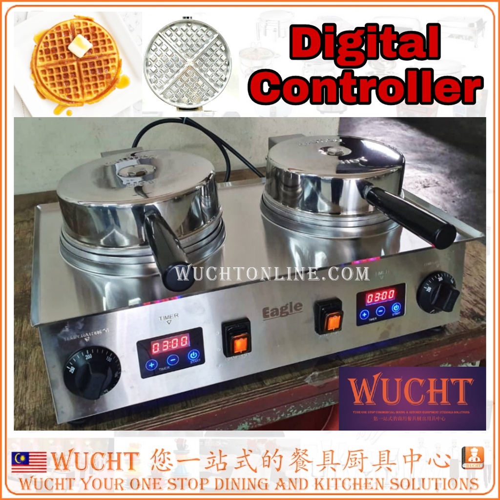 【WUCHT】 EAGLE WAFFLE MAKER DIGITAL DOUBLE Double Belgian Waffle Maker ...