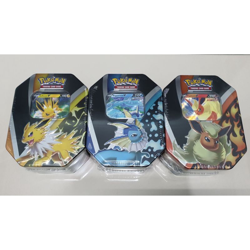 Pokemon TCG: Eevee Evolution Tins | Shopee Malaysia