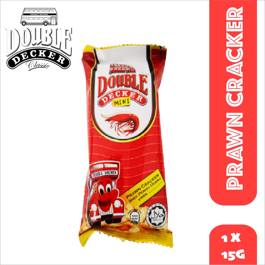 Mamee Double Decker Mini Snek 15g x 1 Pack - Prawn - EXP 18.12.2022 ...
