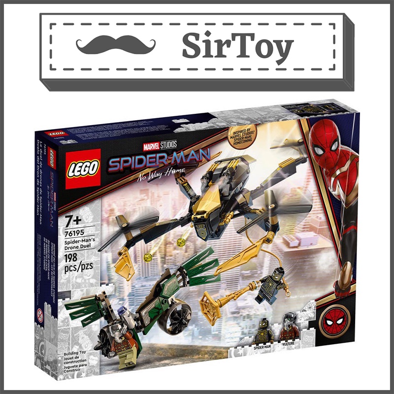 LEGO Marvel 76195 Spider-Mans Drone Duel (198 Pieces) | Shopee Malaysia