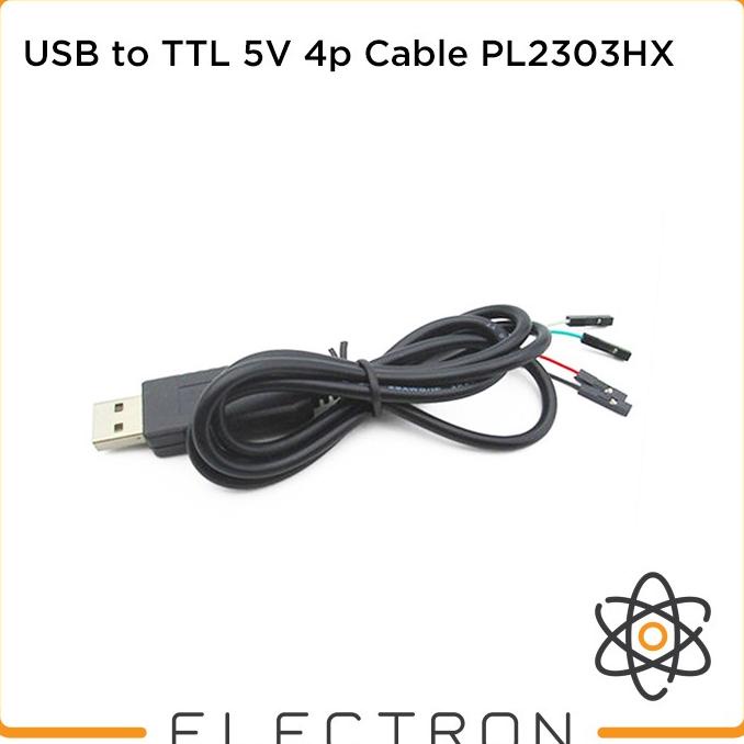 Usb to TTL 5V 4p Cable PL2303HX Serial Cable PL2303 COM Converter UART | Shopee Malaysia