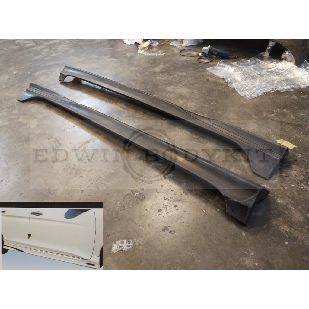 Honda City 2014 2017 GM6 Modulo Side Skirt Pu Bodykit Tepi Skirt Pu ...