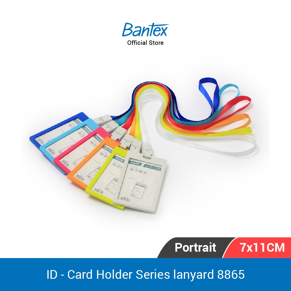 Bantex ID Card Holder Series Lanyard Portrait 8865 | Shopee Malaysia