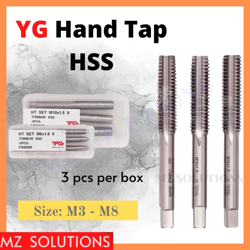 YG Hand Tap HSS M3 M4 M5 M6 M8 yg handtap yg brand | Shopee Malaysia