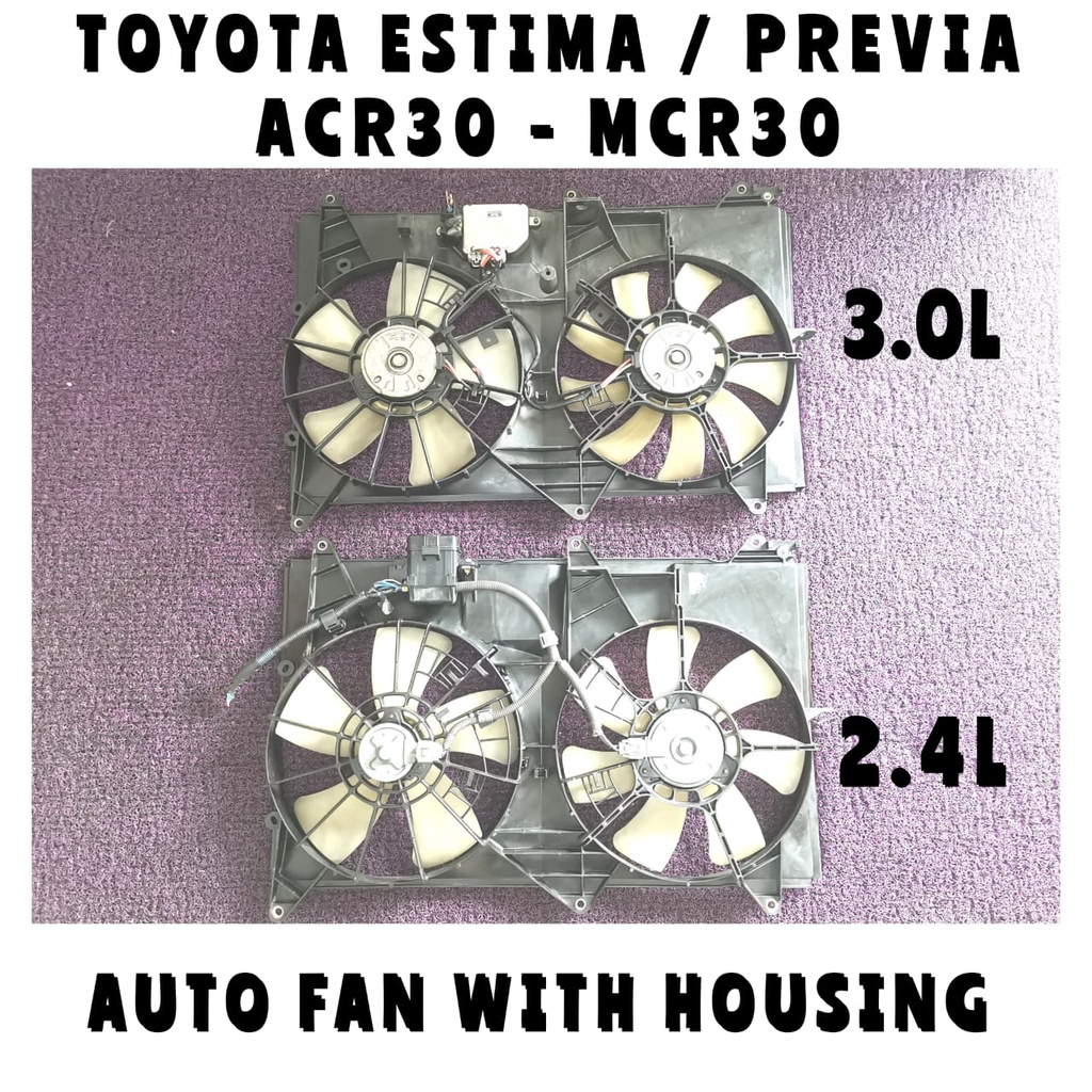 🇯🇵🇯🇵 Kipas / Radiator Fan / Aircond Fan Toyota Estima Previa ACR30 ...
