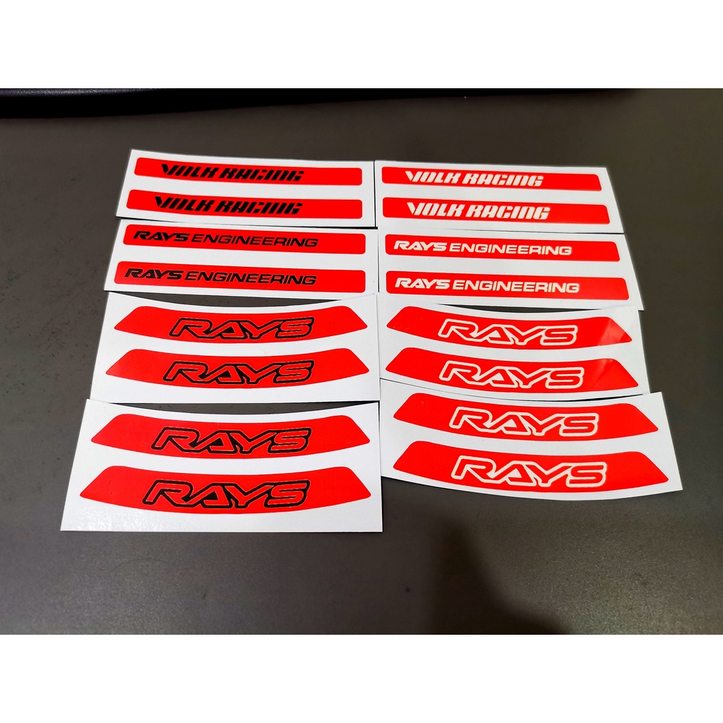 Rim Sticker Ce28 Club Racer CE28 Stiker Rays Volk Racing Sticker Rays ...