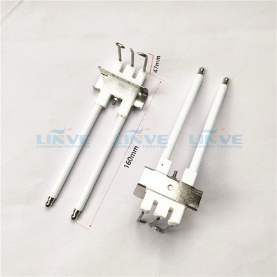 Customized Ceramic Spark Electrode For Gas Water Heater Triplet Pulse ...