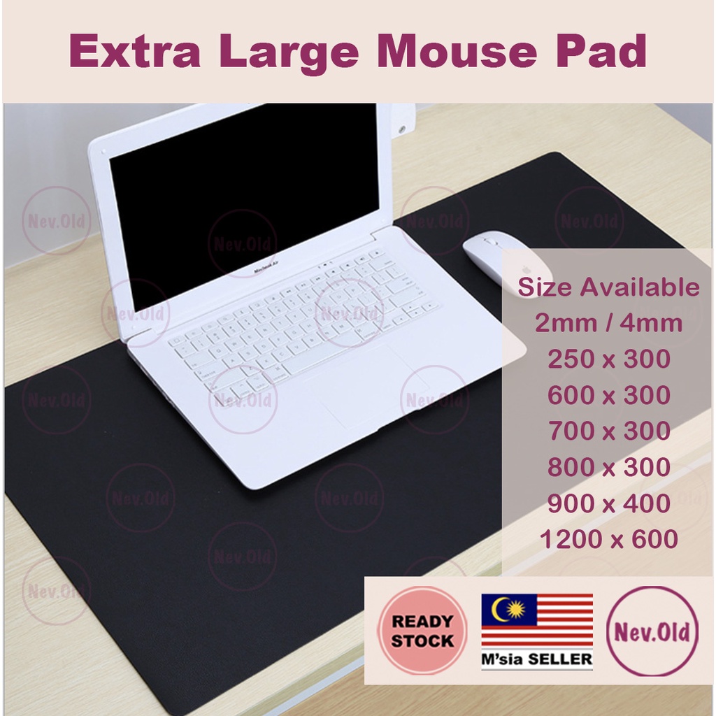 2mm 4mm High Quality Black Mousepads Large Oversize Gaming Mouse pads ...