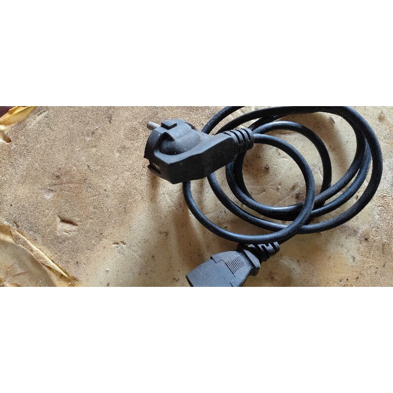 3-pin Plug Power Cord (Old) | Shopee Malaysia