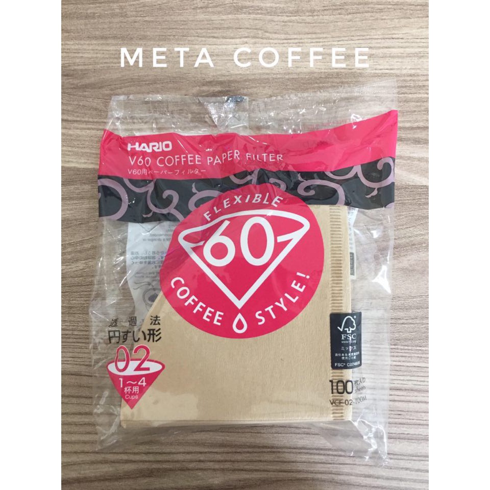 HARIO V60 Coffee Paper Filter VCF-02-100M (READY STOCK & FAST SHIPPING ...