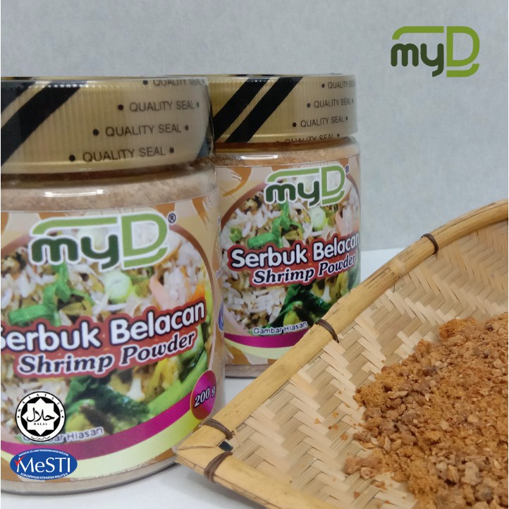 Serbuk Belacan Sarawak (Shrimp Powder) [ Brand : MyD ] | Shopee Malaysia