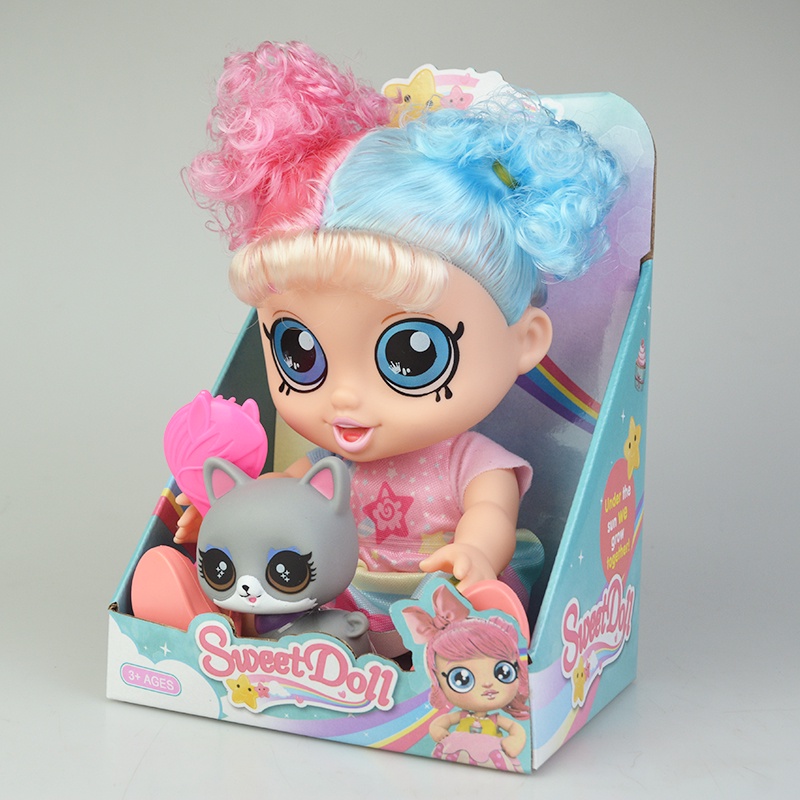 Kindi Kids Baby Rebirth Cartoon Toy 10 Inch Vivero Humano Doll Girl ...