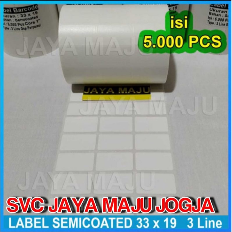 333x19 SEMICOATED - 3 LINE - FACE IN - Contents 5,000 PCS || Core 1 ...