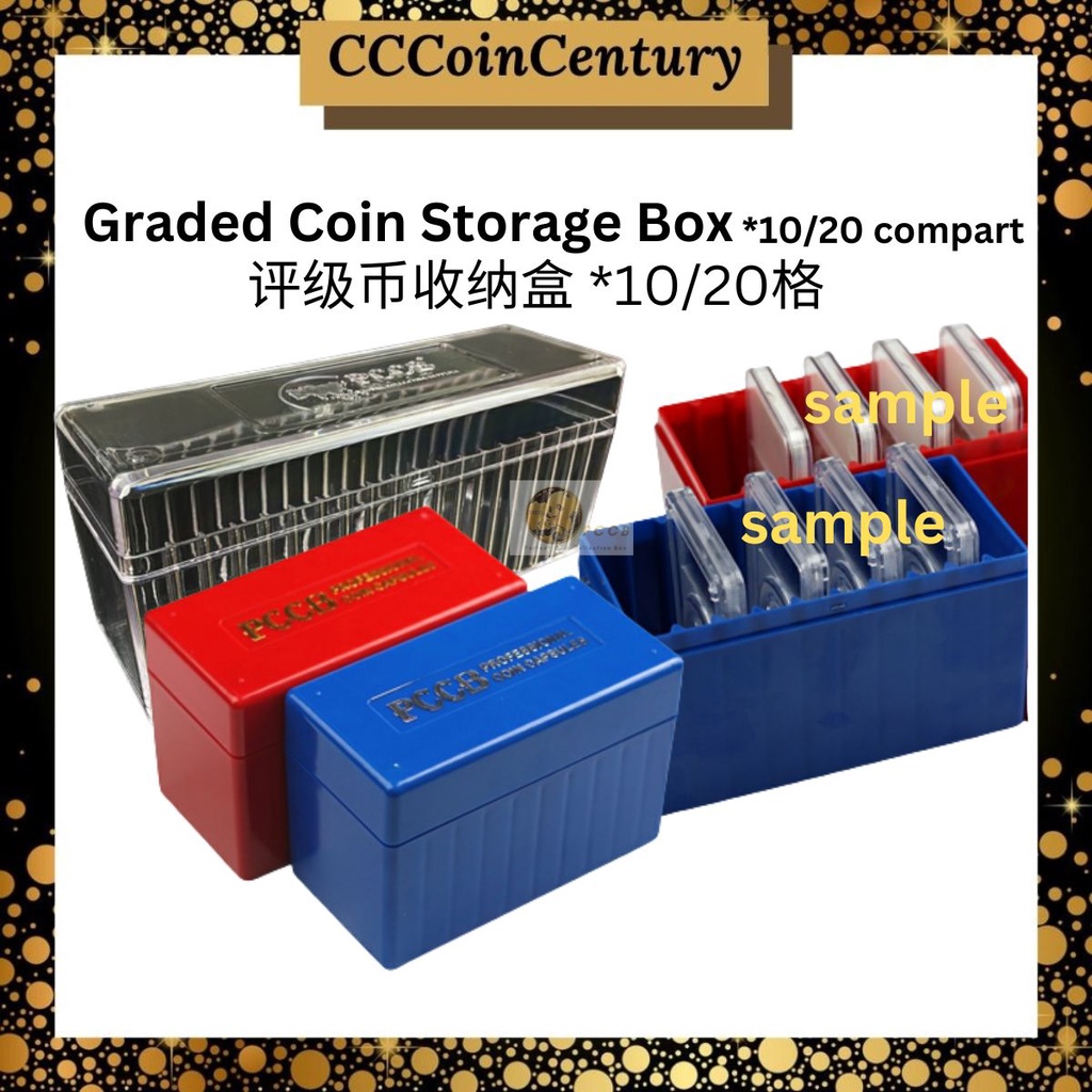 【READY STOCK KL】Graded Coin Collections Storange Box (10/20slots) NGC ...