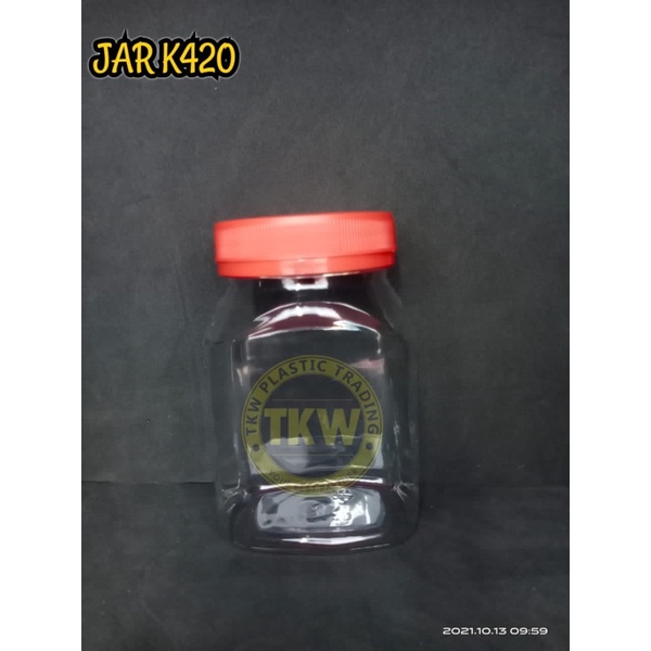 Balang plastik kecil / K420 / bekas rojak / jar segi / bekas segi ...