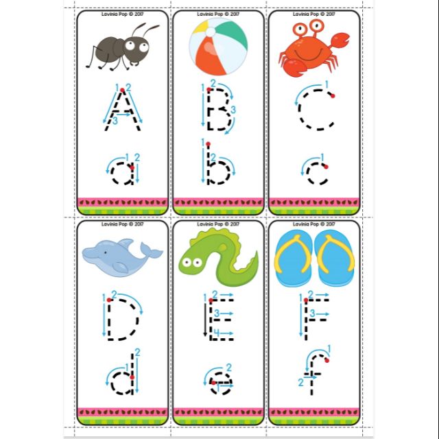 29⭕Softcopy_A-Z tracing flash card-activity book~printable book ...