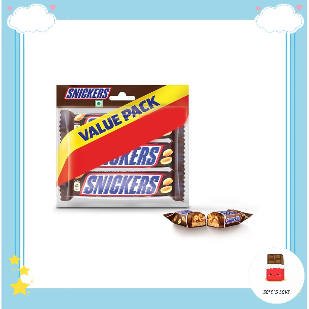 SNICKERS VALUE PACK (3 X 51G) 153G | Shopee Malaysia