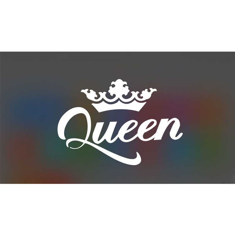14cmx10cm Queen Grown Funny Car Window Decal Stickers Bumper Laptop DUB ...