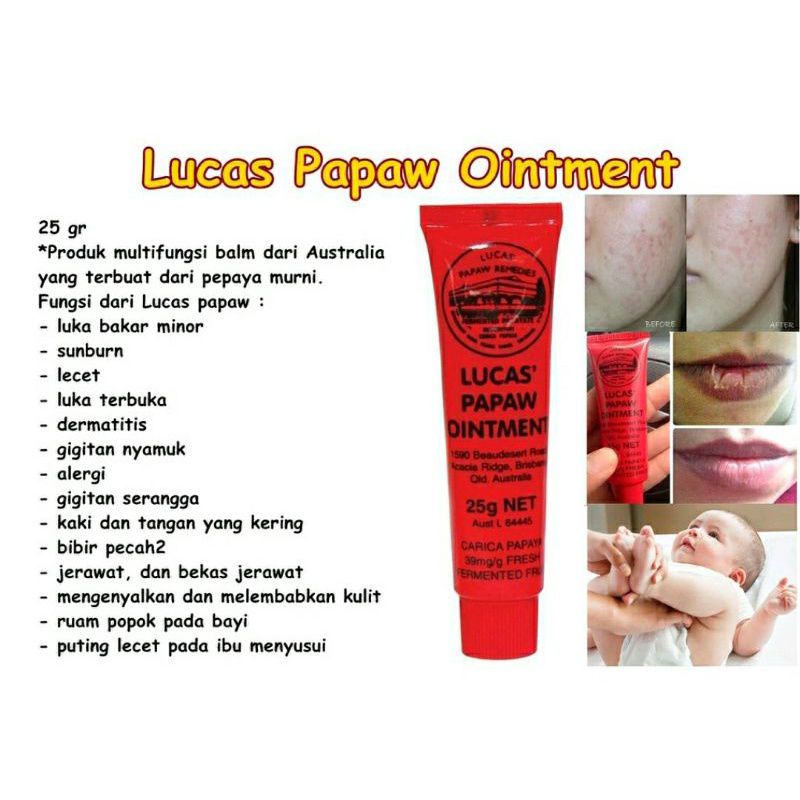 Lucas Papaw Ointment Fullsize 25gr [Aussie], Effective Scar Removal ...