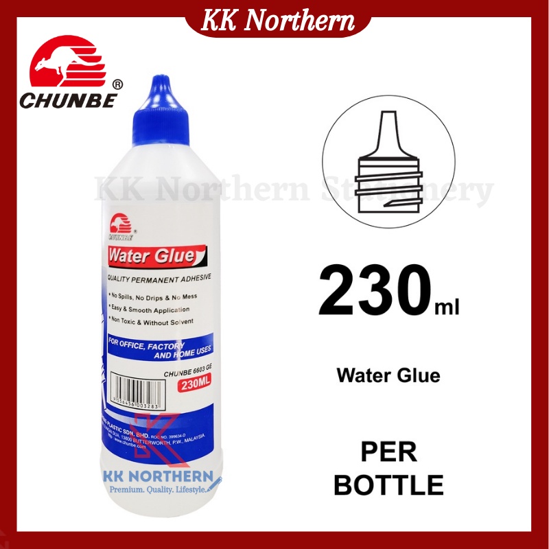 Chunbe Water Glue / Multi Purpose Adhensive Glue / 230ml / 6603 GE 230 ...