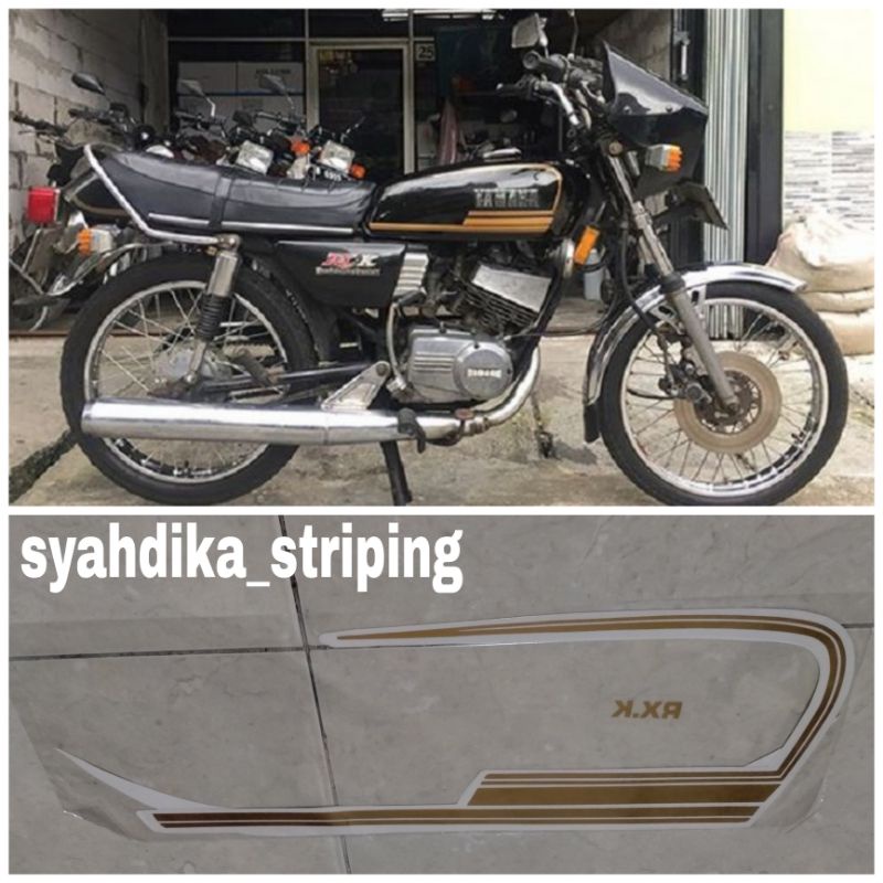 Yamaha RX S RXS SPECIAL GOLD 1992 92 CONGO SPECIAL Quality STRIPING LIS ...