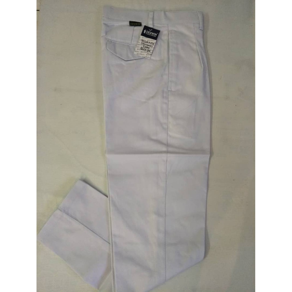 School Uniform White Long Pants(Head)/Seluar Panjang Putih PBSM ...