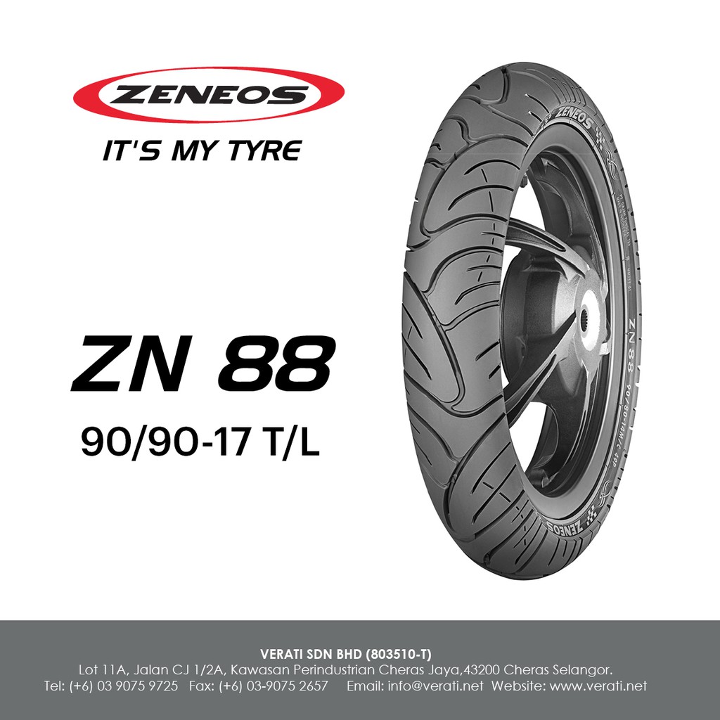 ZENEOS ZN88 PAI9004 90/90-17 (2016) FOC 1PCS KEY CHAINS | Shopee Malaysia