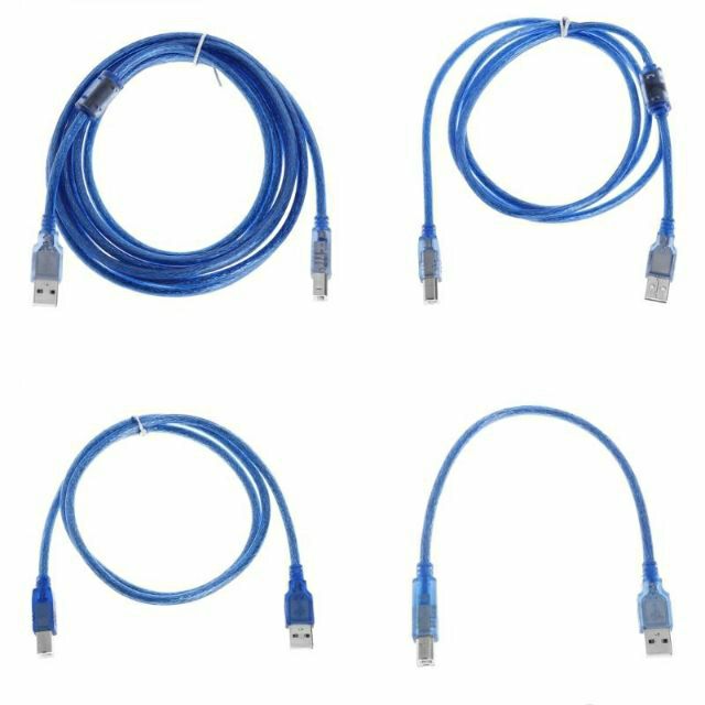 Printer Cable 0.3M/1.5M/3M/5M/10M High Speed USB 2.0 Blue Coded Canon ...