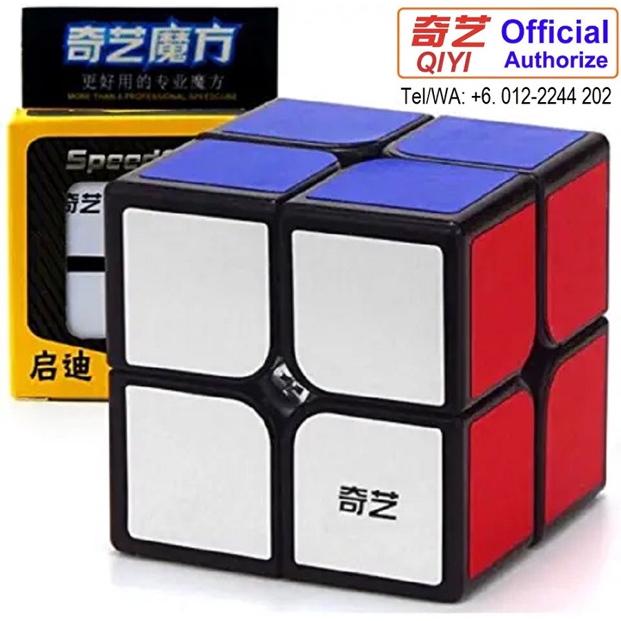 Cuber QiYi 2x2x2 Upgrade Version QiDi W 2x2 Magic Cube Black with ...