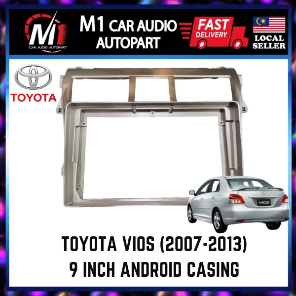 Toyota Vios 2007-2013 Android Player Casing 9" with Player Socket ...