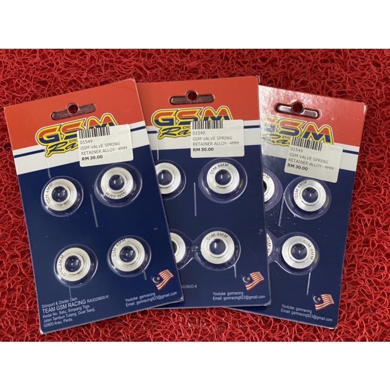 GSM VALVE SPRING RETAINER ALLOY -3MM,4MM,4.5MM,5MM | Shopee Malaysia
