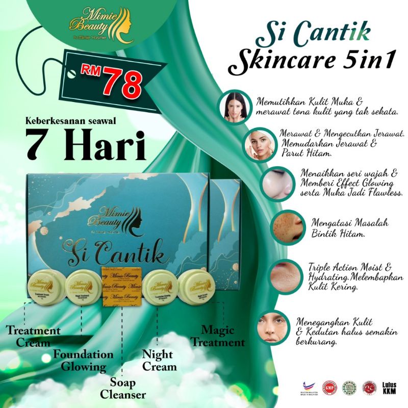 Mimie Beauty 'Si Cantik' (Set Bersolek) | Shopee Malaysia