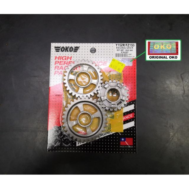 OKO Y15 GEAR RACING 1ST,2ND,5TH ENJIN GEARBOX FOR YAMAHA Y15ZR Y150 ...