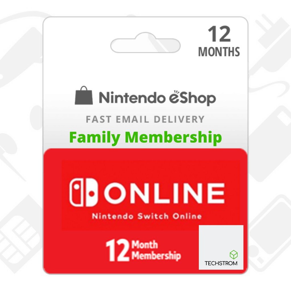Nintendo Switch Online Family Membership 1 Year (Expiry on 30.05.2021 ...