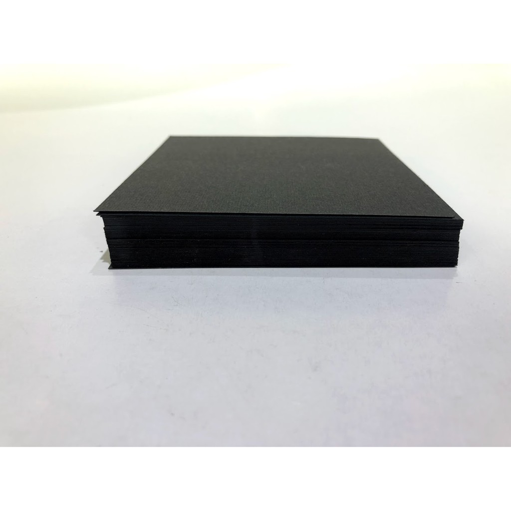 Black Card Square - 10cm x 10cm - 100pcs | Shopee Malaysia