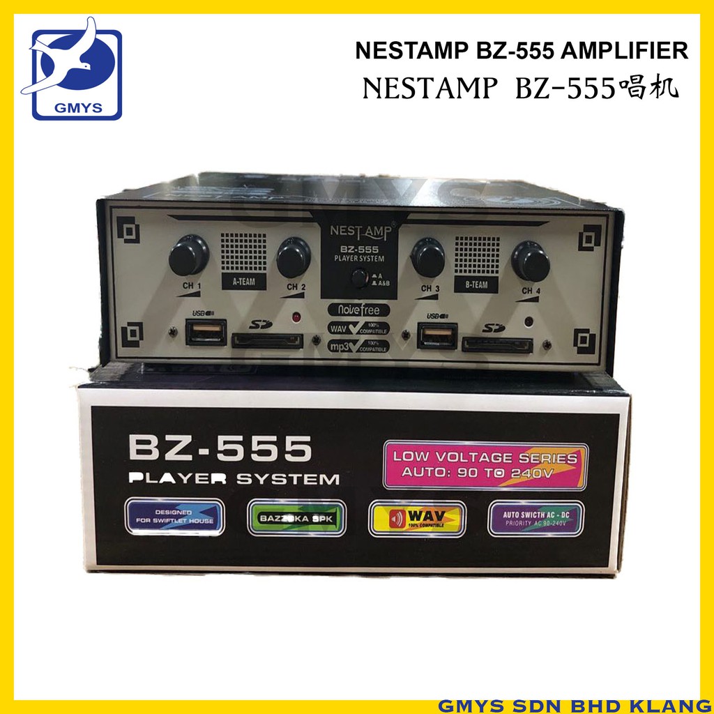 B16 - NESTAMP BZ555 Amplifier (6 months warranty) | Shopee Malaysia